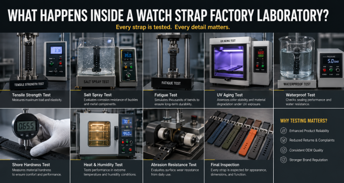 SHX Watch Strap Laboratory Guide | How OEM Watch Bands Survive Tensile ...