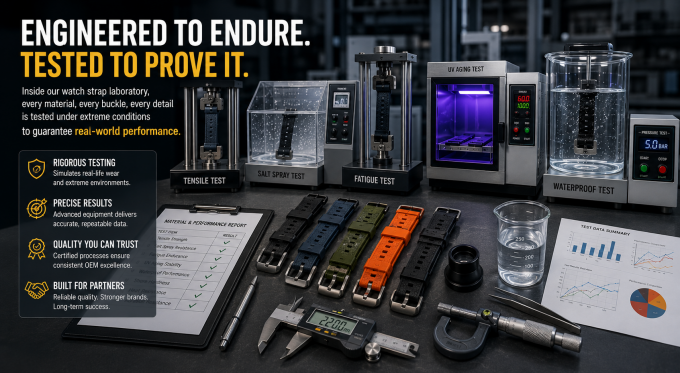 SHX Watch Strap Laboratory Guide | How OEM Watch Bands Survive Tensile ...